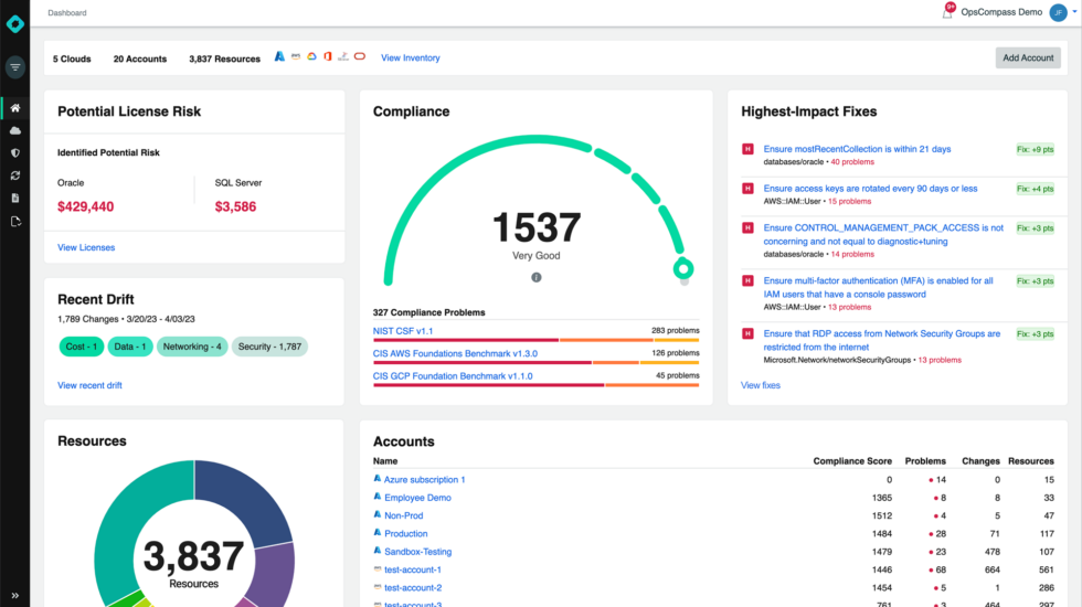 DevOps Cloud Security Monitoring Saas & Consulting | OpsCompass