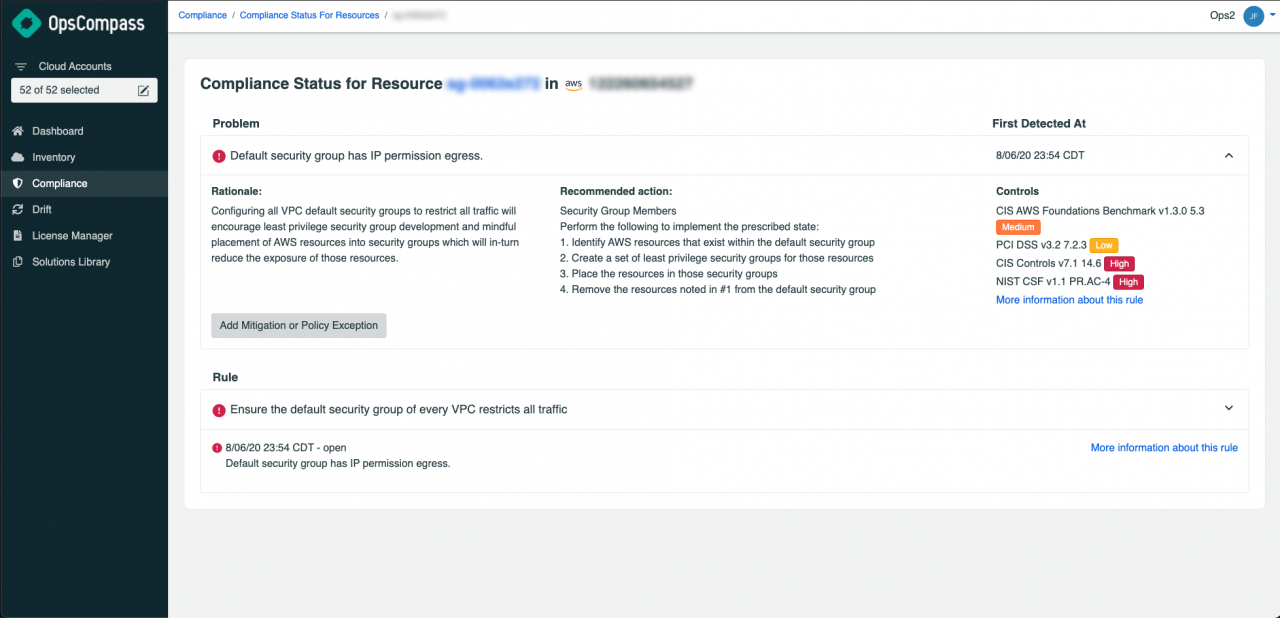 NIST Security Compliance Checker | OpsCompass